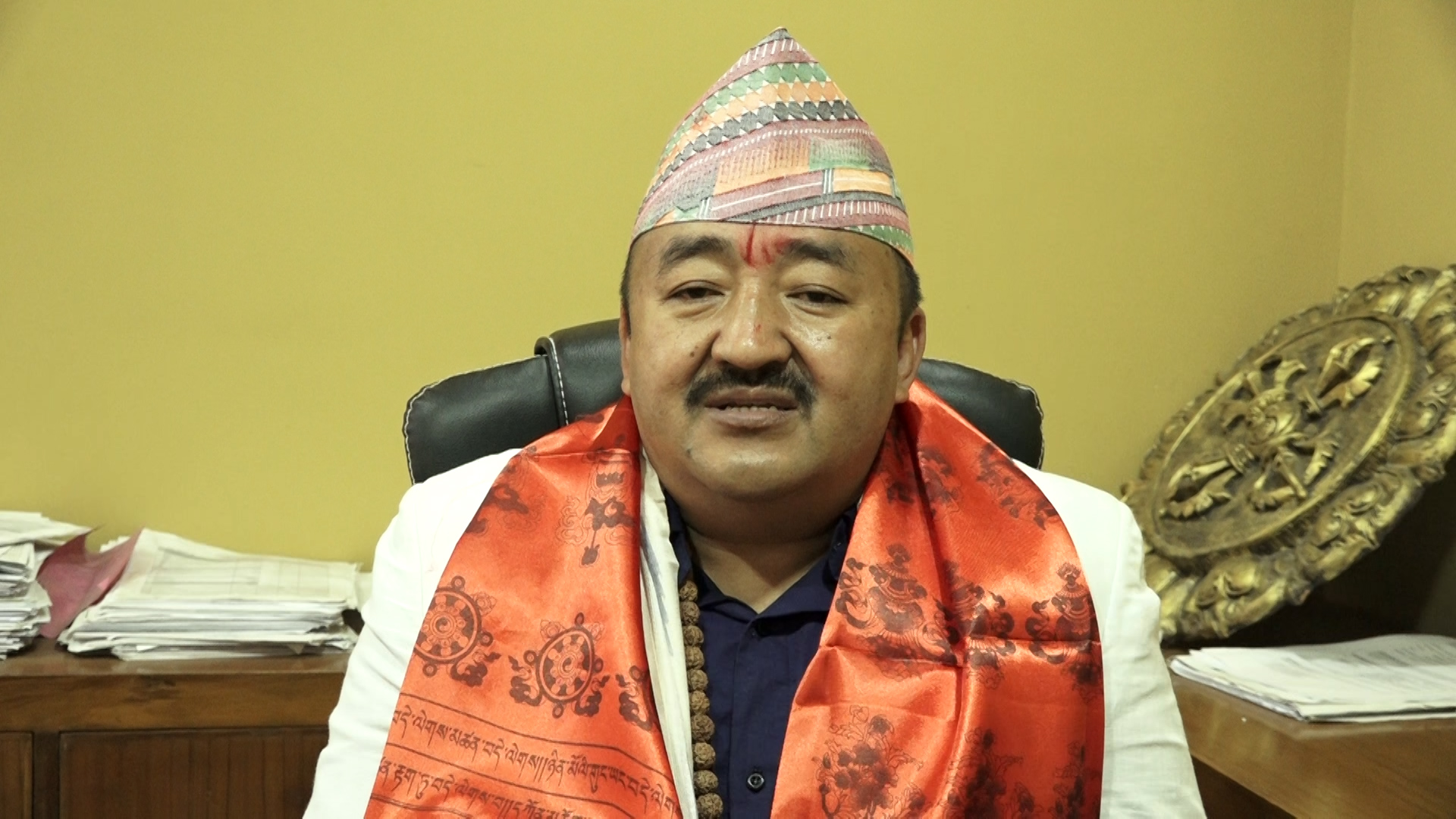 विश्वासको मत लिँदै प्रदेश १ का मुख्यमन्त्री राई