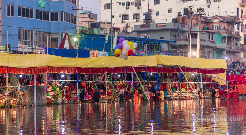 काठमाडौंमा छठ पर्वको तयारी